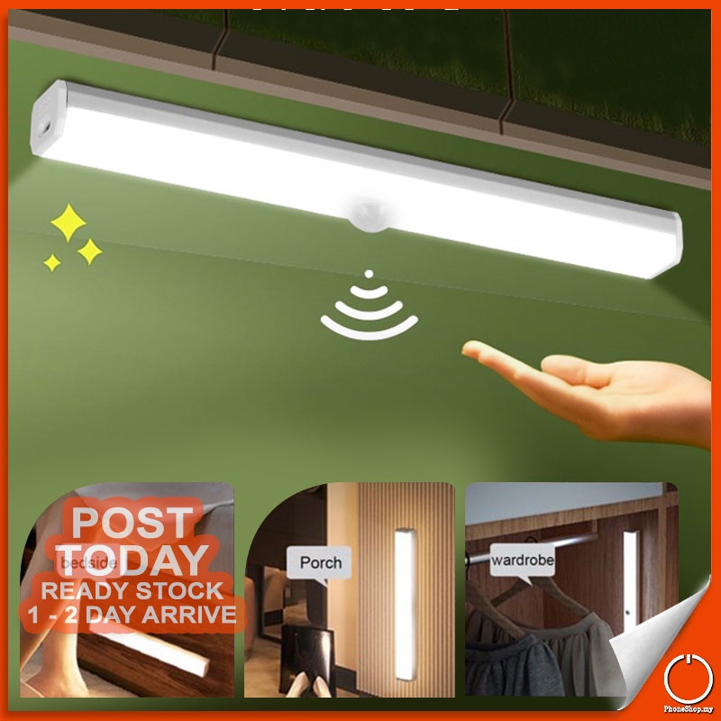 𝐃𝐑𝐈𝐋𝐋 𝐅𝐑𝐄𝐄 Motion Sensor Magnetic LED Light Tube Rechargeable Toilet ...