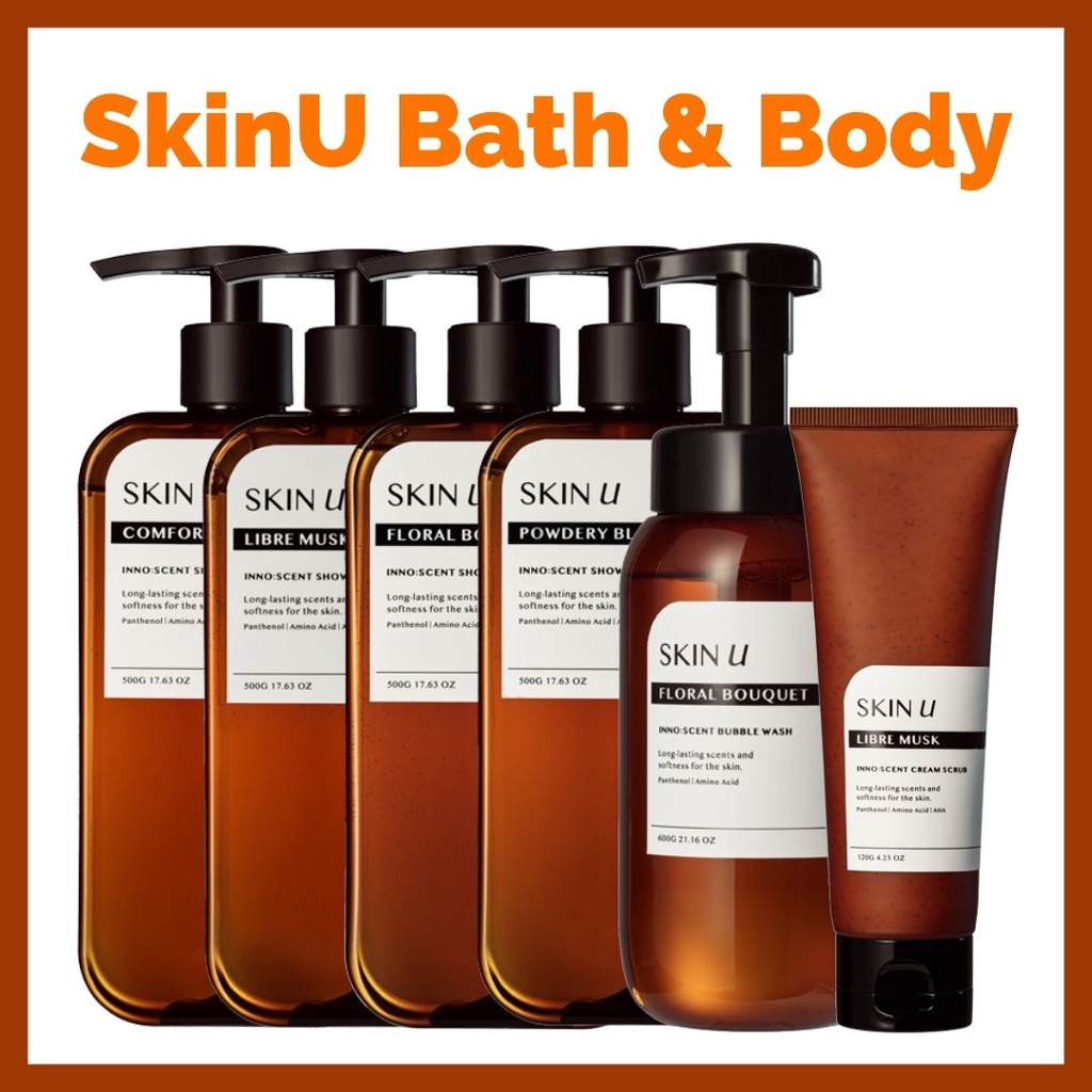 [SkinU] Inno Scent Shower Gel 500g, Deep Musk Scrub 100g | Shopee Malaysia