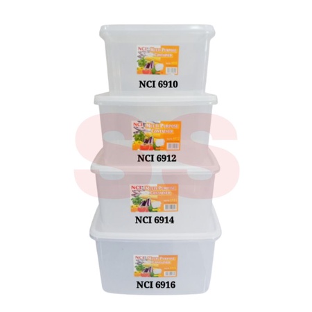 [NCI] Multi-Purpose Food Container / Bekas Makanan (6910 / 6912 / 6914 ...