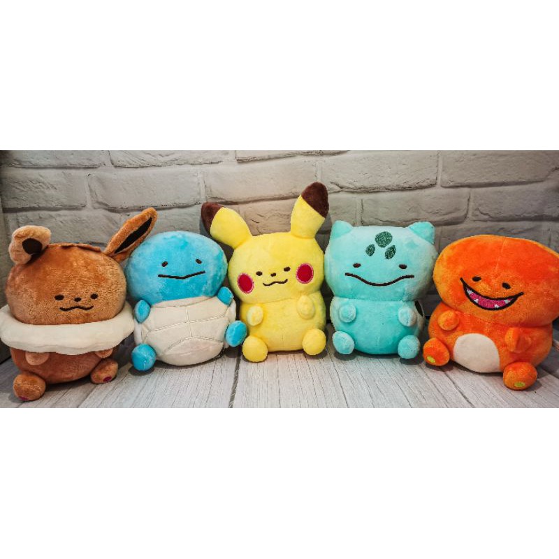 Pokemon Pikachu Charmander Squirtle Eevee Bulbasaur Ditto Transform ...