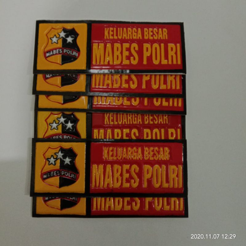 National Police Headquarters embossed plate sticker| Pol Headquarters ...