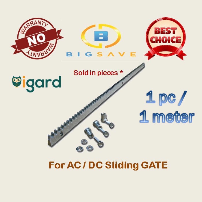 SLIDING GATE AUTOGATE GEAR RACK ( 1 METER ) | Shopee Malaysia