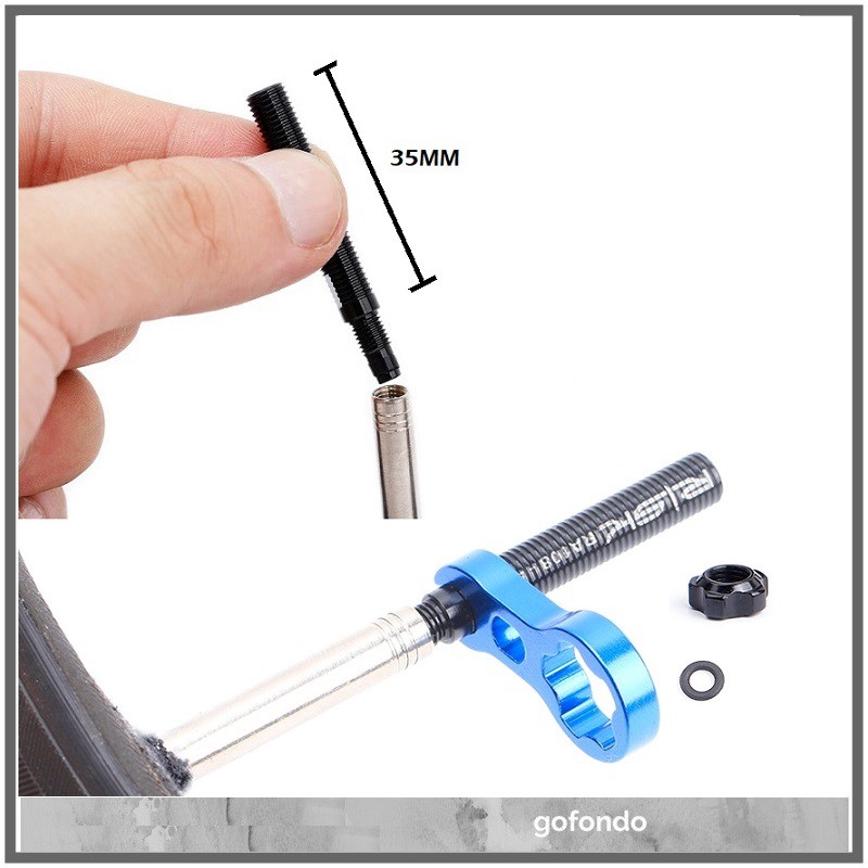 Bicycle Presta Valve Extender Inner Tubes TUBULAR Extension Integrated ...