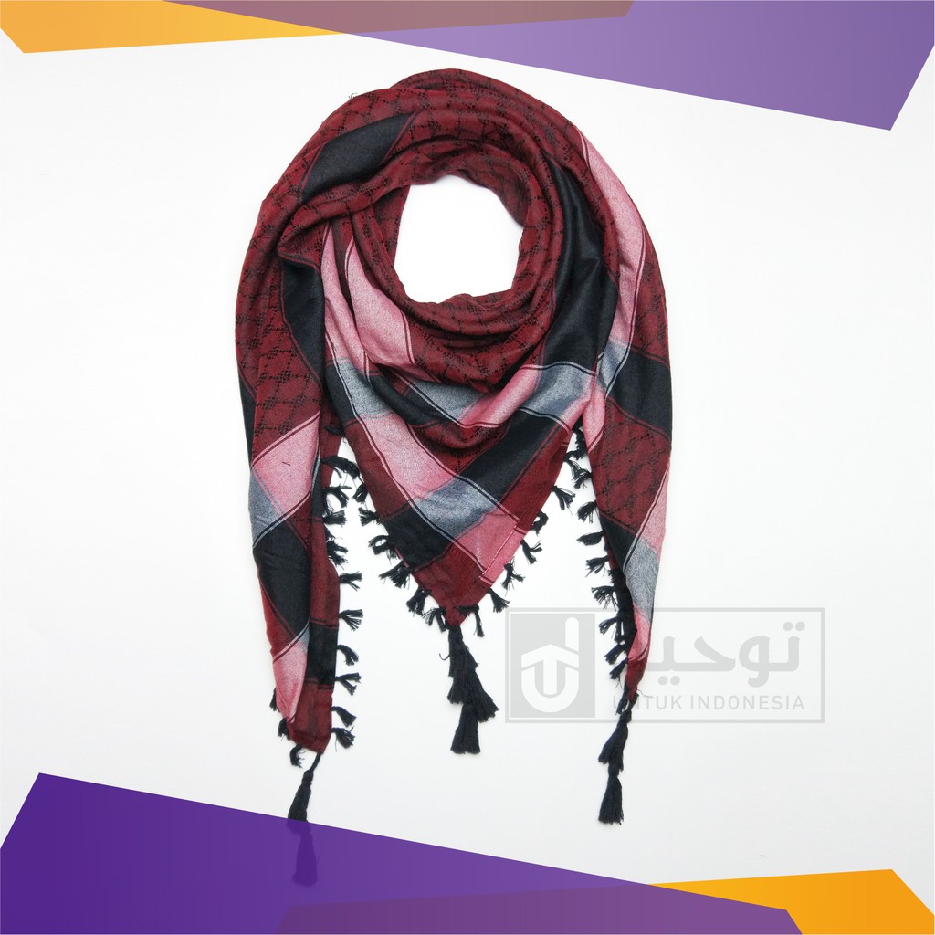 Shemagh Almas Turban Arabian Syrian Premium Red Turban - @ Black ...