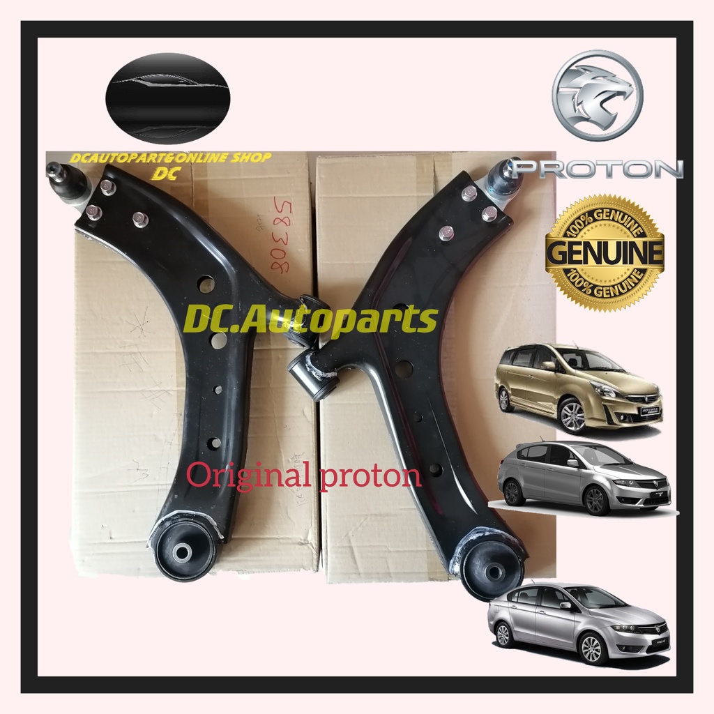 100% ORIGINAL FRONT LOWER ARM PROTON PREVE SUPRIMA S EXORA / EXORA ...