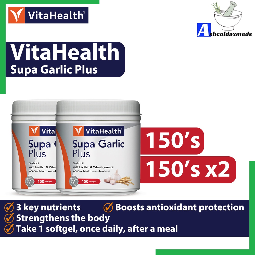 Vitahealth Supa Garlic Plus 150's/150'sx2 EXP03/2026 | Shopee Malaysia