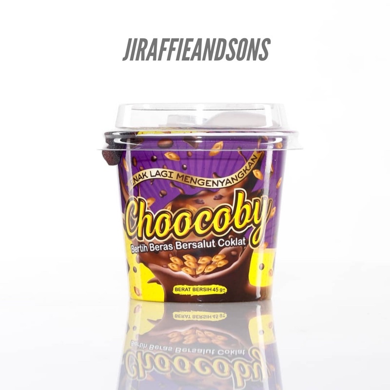 Chocojar Choocoby Bertih Beras Rangup Bersalut Coklat Dalam Cup Mini ...