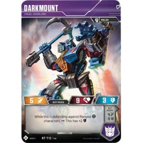 TRANSFORMERS TCG Wave 1 Darkmount - Cruel Overlord | Shopee Malaysia