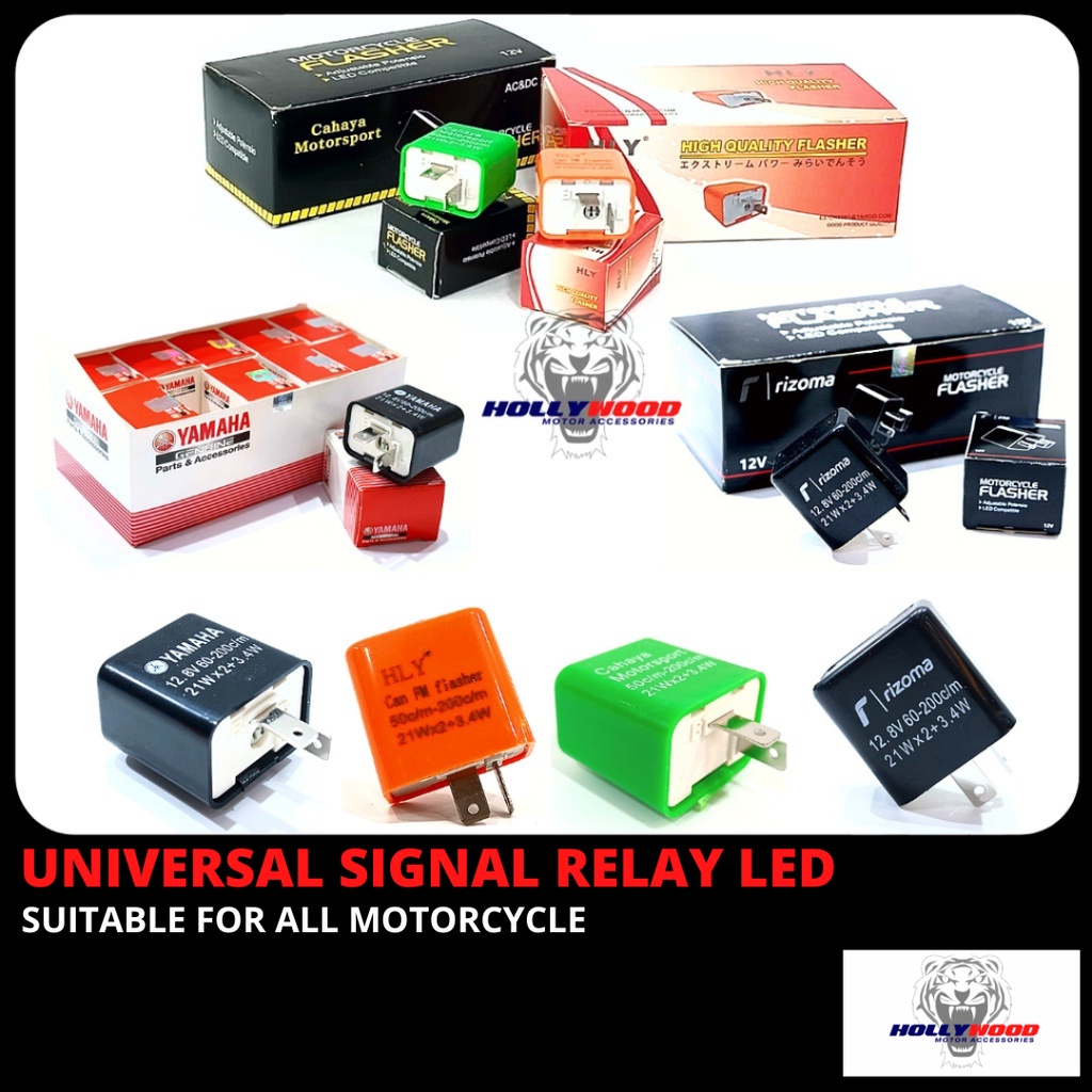 UNIVERSAL SIGNAL RELAY LED SIGNAL CONDENSER LED FOR YAMAHA LC Y15 NMAX ...