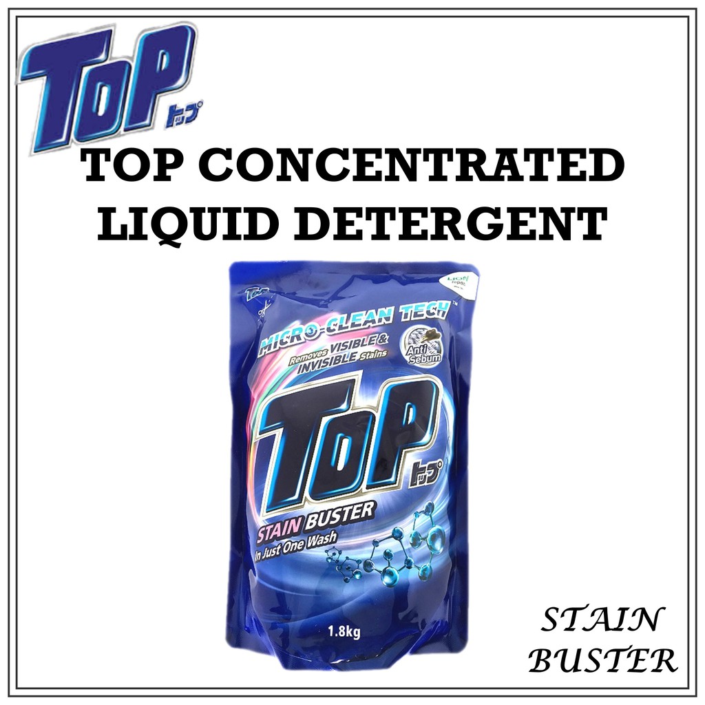 TOP Liquid Laundry Detergent Refill Pack 1.8kg | Shopee Malaysia