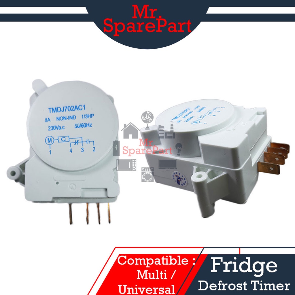 ( Compatible : Multi / Universal ) Fridge Defrost Timer TMDJ 702AC1 ...
