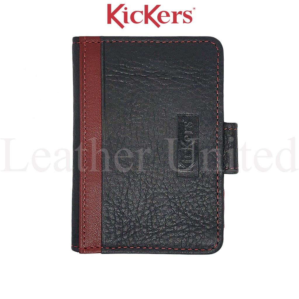 Kickers Genuine Leather Double Side Button Card Holder #1KIC 88405 ...
