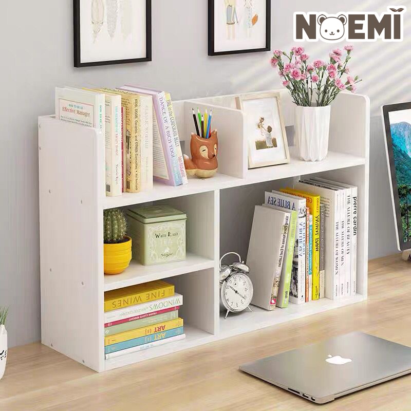 NOEMI Modern Style Table Top Book Rack Book Shelf Table Organizer Desk ...