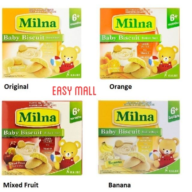 Milna Baby Biscuit 130g/260g (buy 2 unit 260g free 1 gift)exp 2025 ...