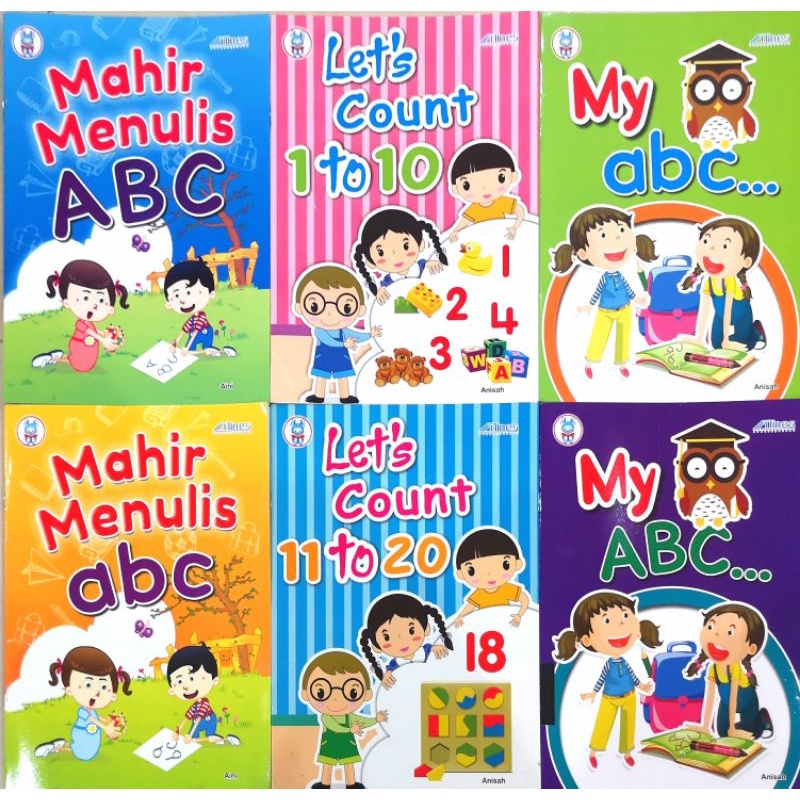 Mines - Mahir Menulis ABC, Let's Count 1-10, 11-20 & My ABC ( ALPHABET ...