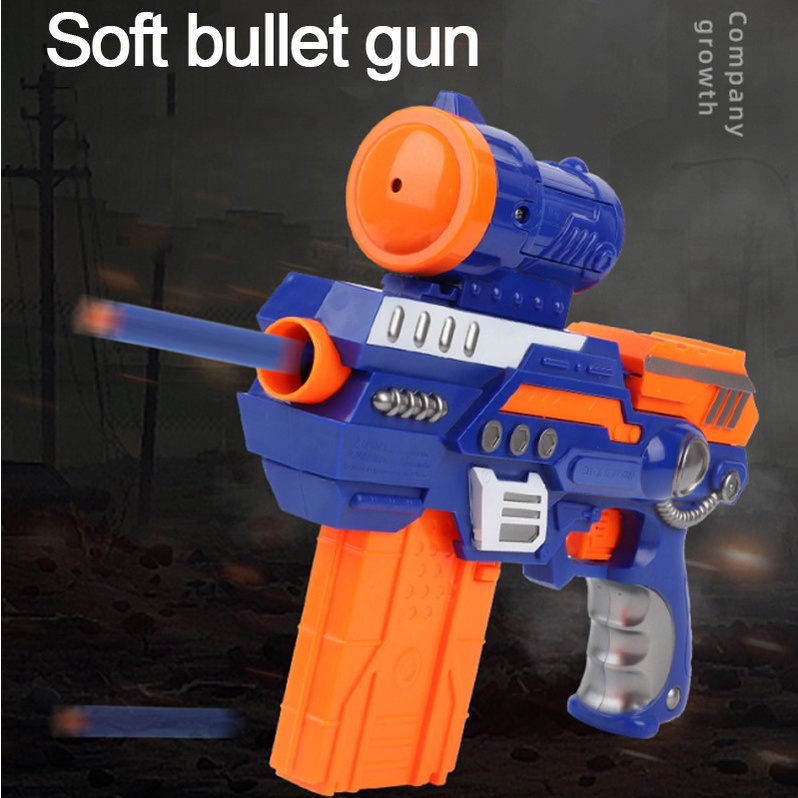 Children's gun toy /pistol manik original/soft bullet gun manual bullet ...