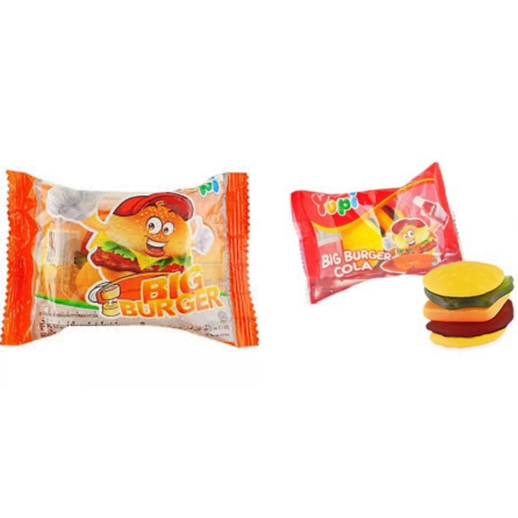 YUPI BIG BURGER GUMMY 32G | Shopee Malaysia