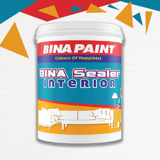 Bina Paint 18Liter Sealer/alas-putih/cat lapisan awal sebelum cat warna ...