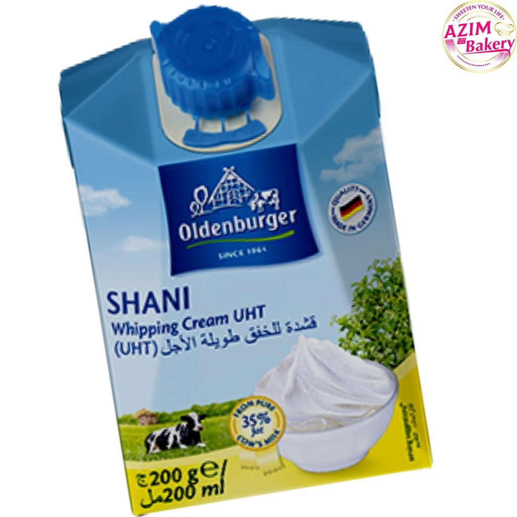 Oldenburger Shani Whipping Cream Uht ( 200mlx3) (Halal) by Azim Bakery ...