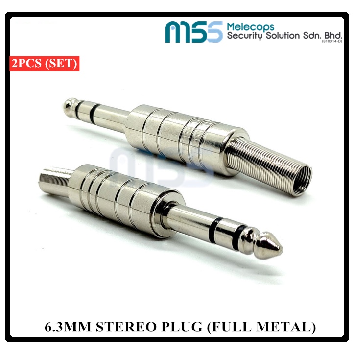 6.3mm Full Metal Stereo Plug (JR1151/SA) | Shopee Malaysia