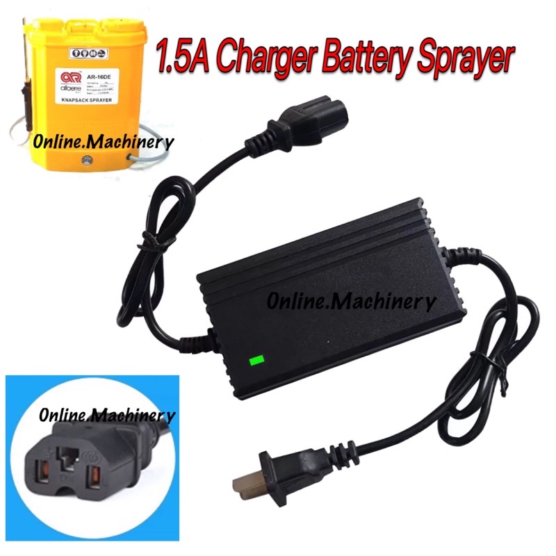 SPARE PART - WAYAR CAS GANTI MESIN RUMPUT 12V 1.5A Battery Pump ...