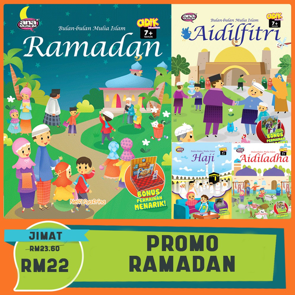 (PROMO RAMADAN) Complete 4 Buku Aktiviti Ramadan Ana Muslim - Bulan ...