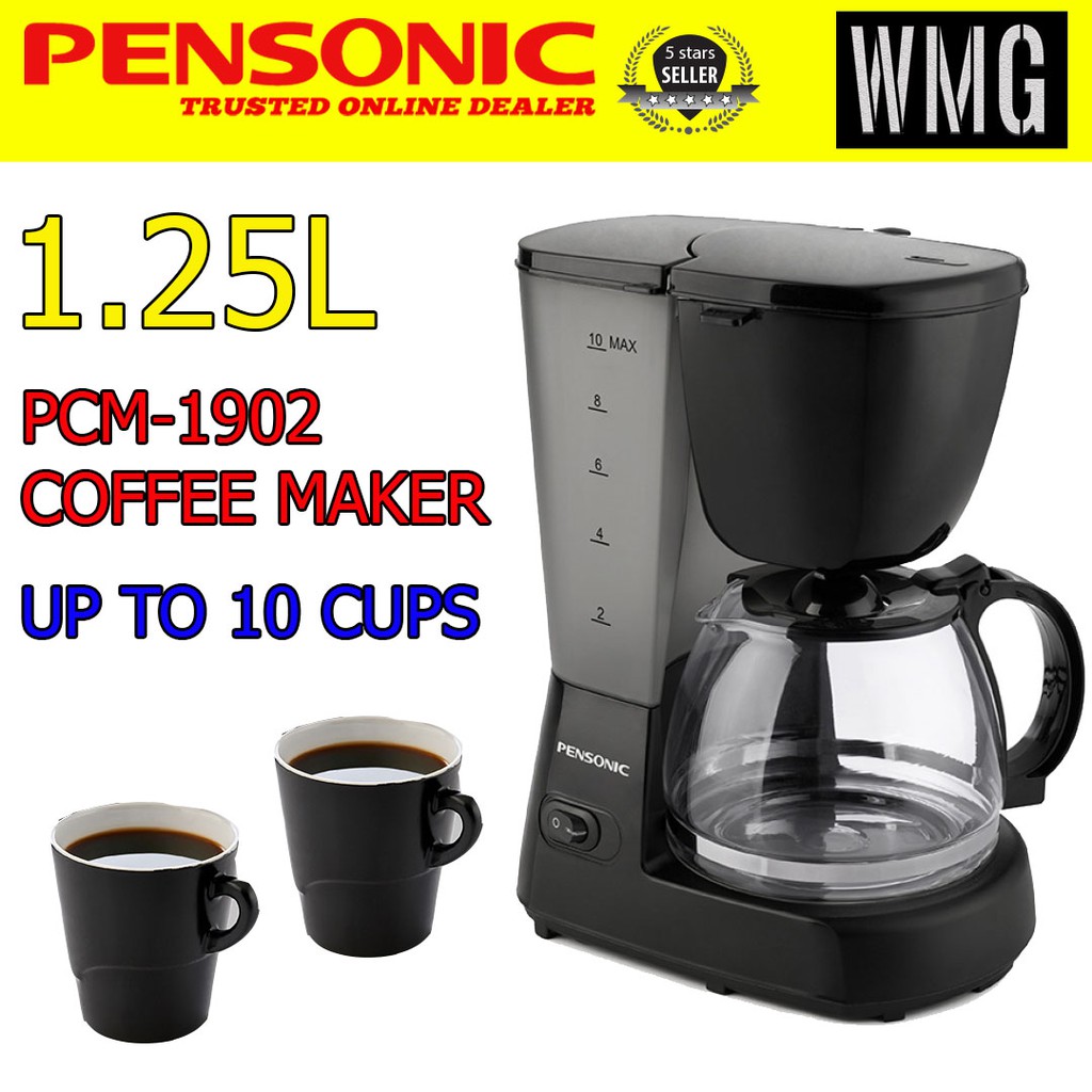 Pensonic Coffee Maker Up to 10 Cups Mesin Kopi PCM-1902 / PCM-1903 ...