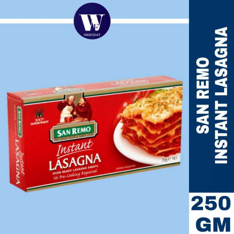 [250GM] SAN REMO LARGE INSTANT LASAGNA SHEET | Shopee Malaysia
