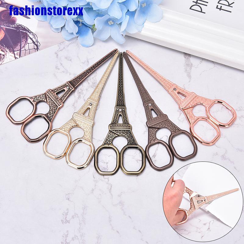 Vintage eiffel tower scissors cute home use scissors retro style ...