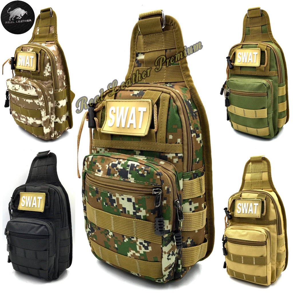 SWAT Plain Colour Chest Bag Crossbody Bag Sling Bag Shoulder Bag Beg ...