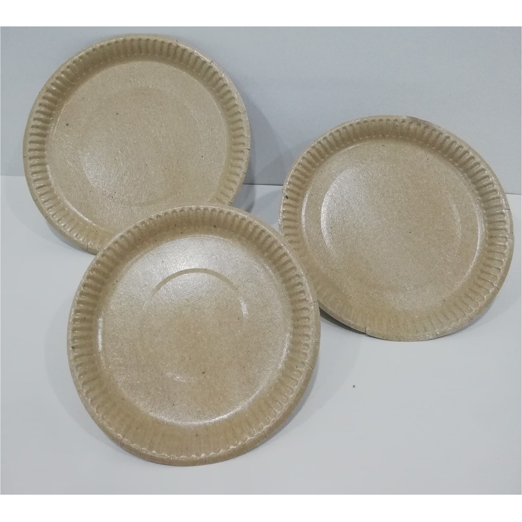 Paper Plate 2 Side Grey 9" 5 Pkt x 100 Pcs | Shopee Malaysia