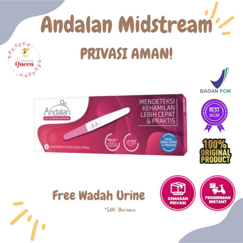 Andalan MIDSTREAM/test pack Pregnant/test Pregnant compact/ pregnancy ...