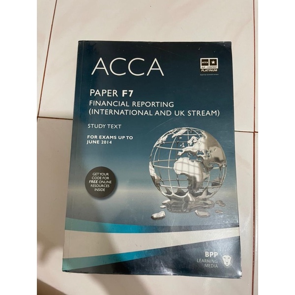 ACCA PAPER F7 FINANCIAL REPORTING | Shopee Malaysia