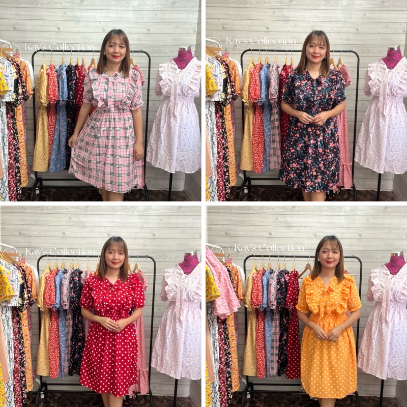 DRESS ROPOL COMEL BERBUNGA | Shopee Malaysia