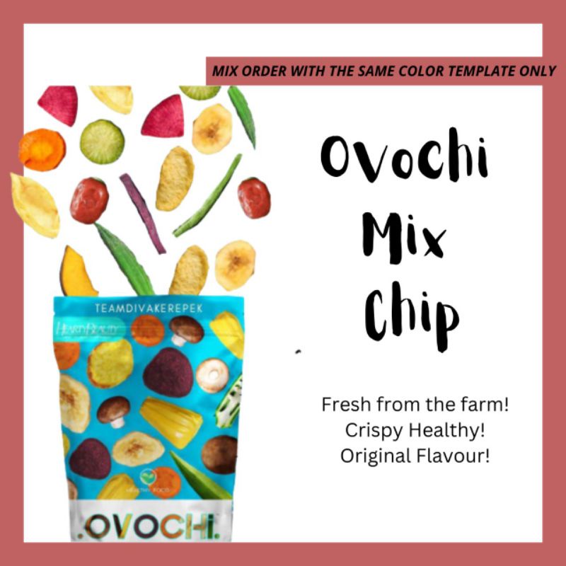 Ovochi Mix Chip Jajan Buah Buahan dan Sayuran Ovochi Snek Sayuran ...
