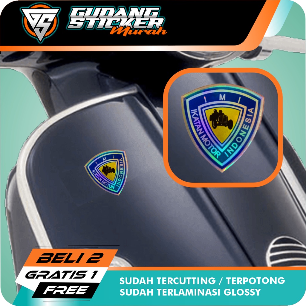 Imi Embossed STICKER (Indonesian Motorcycle Association) | Shopee Malaysia