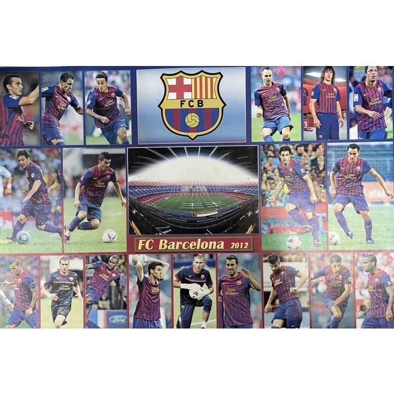 Barcelona Team Poster | Shopee Malaysia