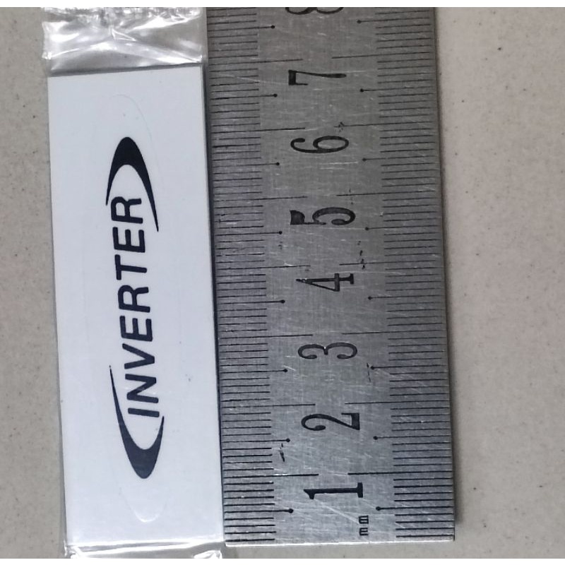 Combo of 10 black letter inverter air conditioner stickers | Shopee ...