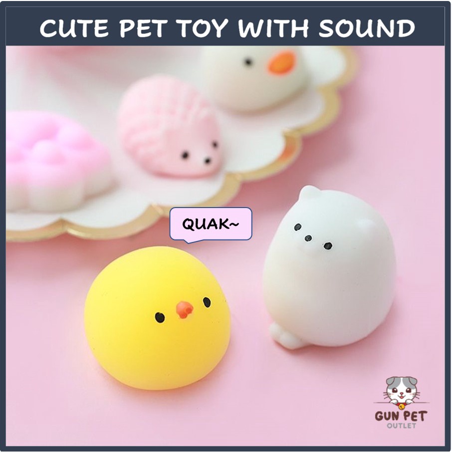 GUN PET Cute Pet Toy Toys Cat Dog Squeeze Toy with Sound Mainan Kucing ...