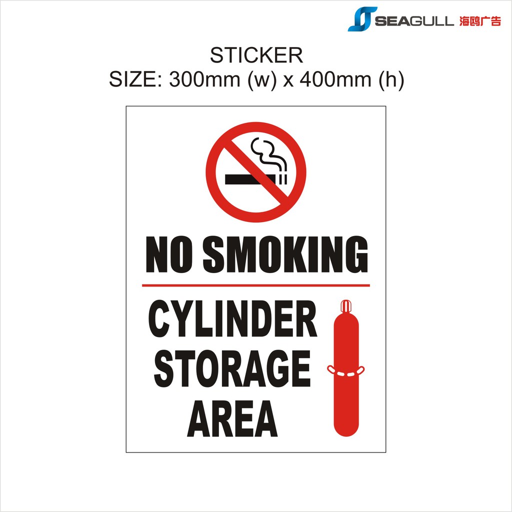 LP Gas Storage Empty Cylinder Storage Area Compressed Gas Notice Danger ...