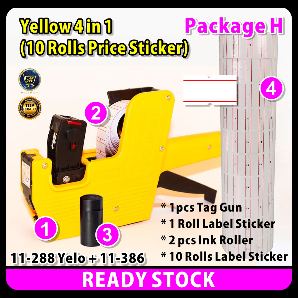 PlatMart - [READY STOCK] MX5500 Price Tag Gun Label Machine Labeler ...