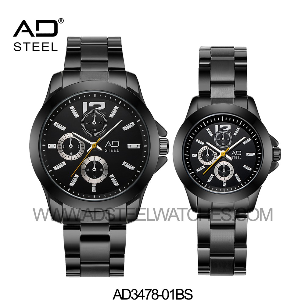 AD STEEL Chain Couple Set Watch AD3478 | Shopee Malaysia