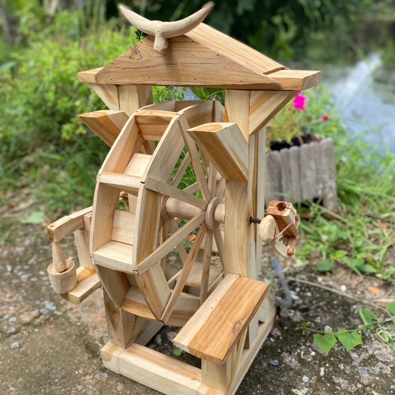 Waterfall Windmill To Enhance Feng Shui!!️ Fish Pond Water Treatment ...