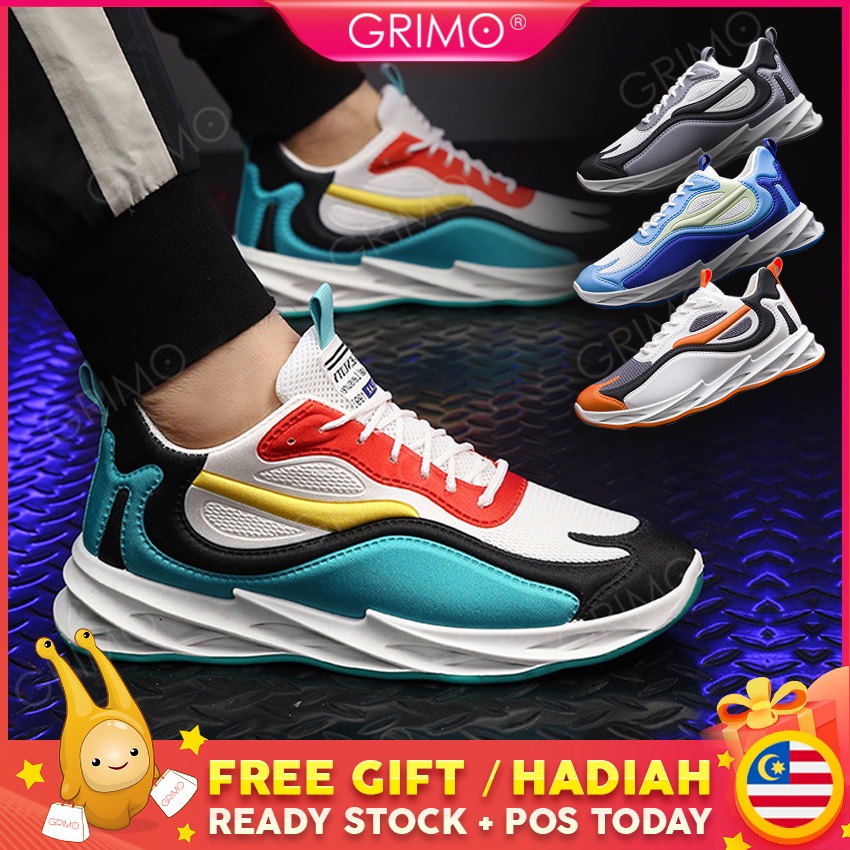 READY STOCK💝GRIMO Smiker Sneaker Men's Sport's Kasut Outdoor Shoe ...