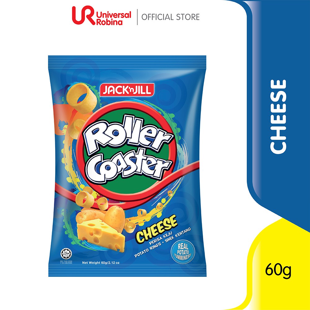 Jack ‘n Jill Roller Coaster - Cheese (60g) | Shopee Malaysia