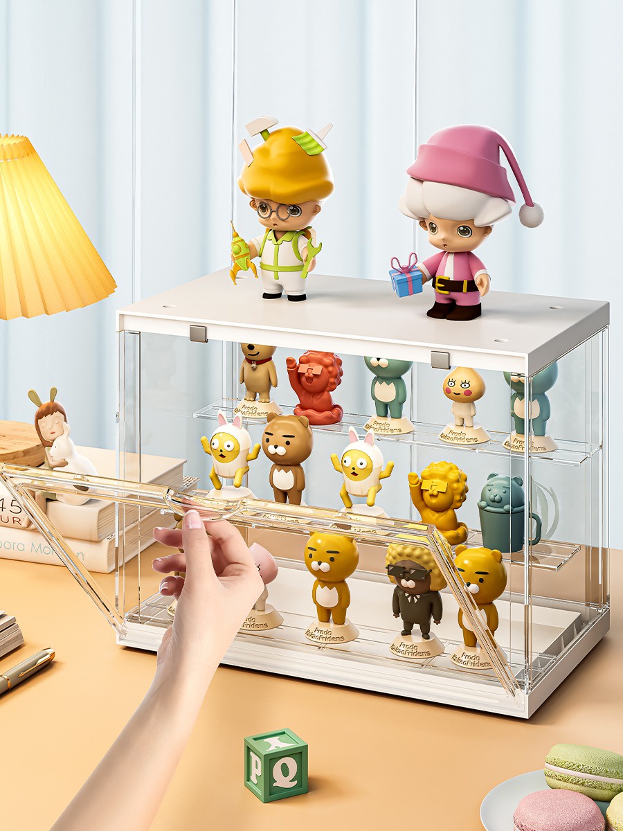 ODOROKU Popmart Display Case with Magnetic Door and Removable Shelves ...
