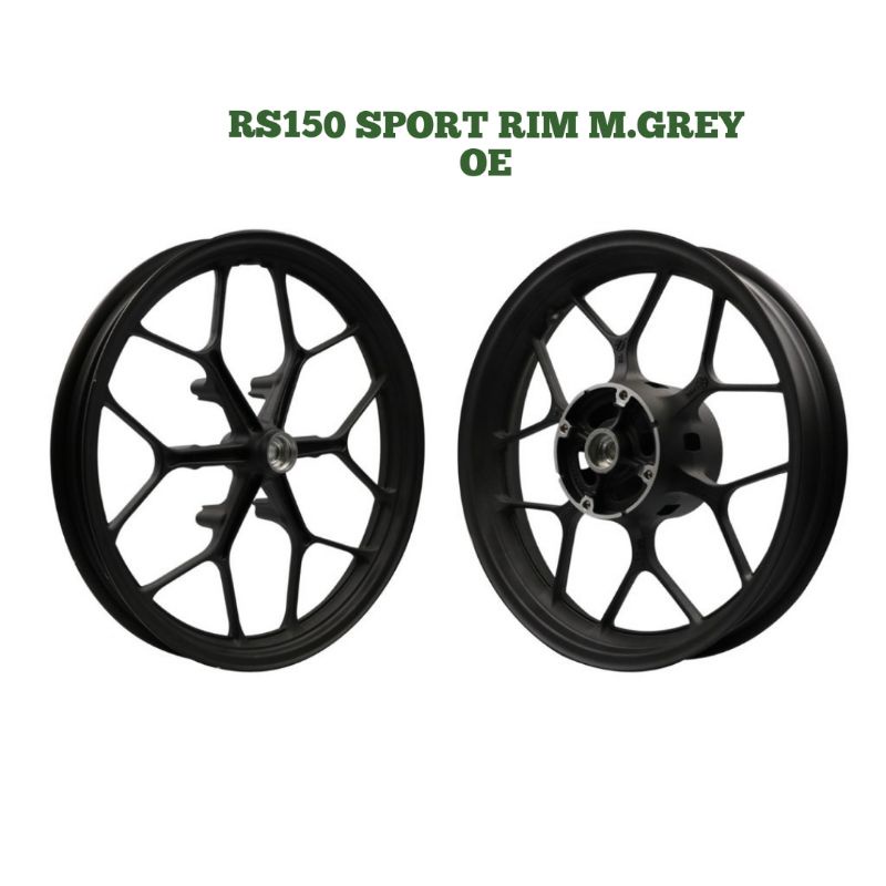 HONDA RS150 Sport Rim 185/300-17 Matt Grey Original 100% | Shopee Malaysia