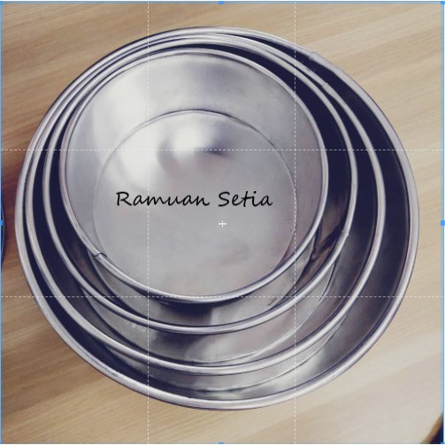 Aluminium Round Cake Pan | Loyang Bulat (Size: 5" 6" 7" 8" 9" 10" 11 ...