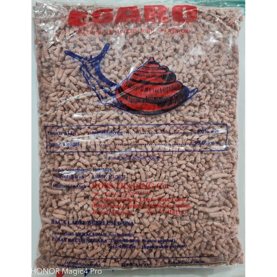 Esaro Racun Siput Molluscicide Butir - ( 500g ) 👍💯 | Shopee Malaysia