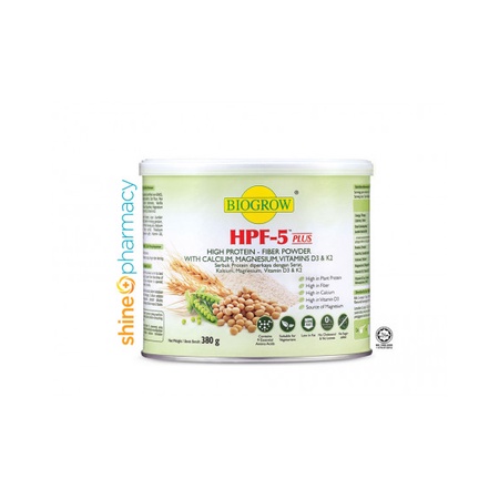 Biogrow HPF-5 Plus 380gm (Protein/ Nutritional Drinks) | Shopee Malaysia